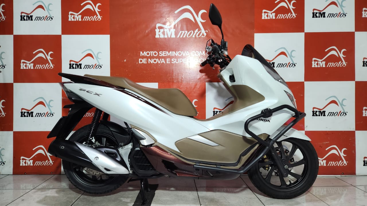 Honda PCX 150 DLX ABS 2020 Branca | KM Motos | Sua Loja de Motos Semi Novas