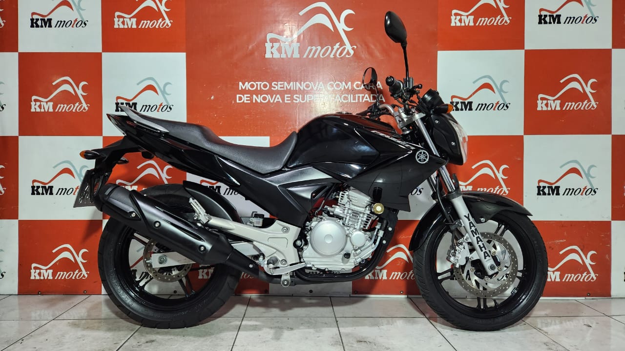 Yamaha YS 250 Fazer 2013 Preta | KM Motos | Sua Loja de Motos Seminovas
