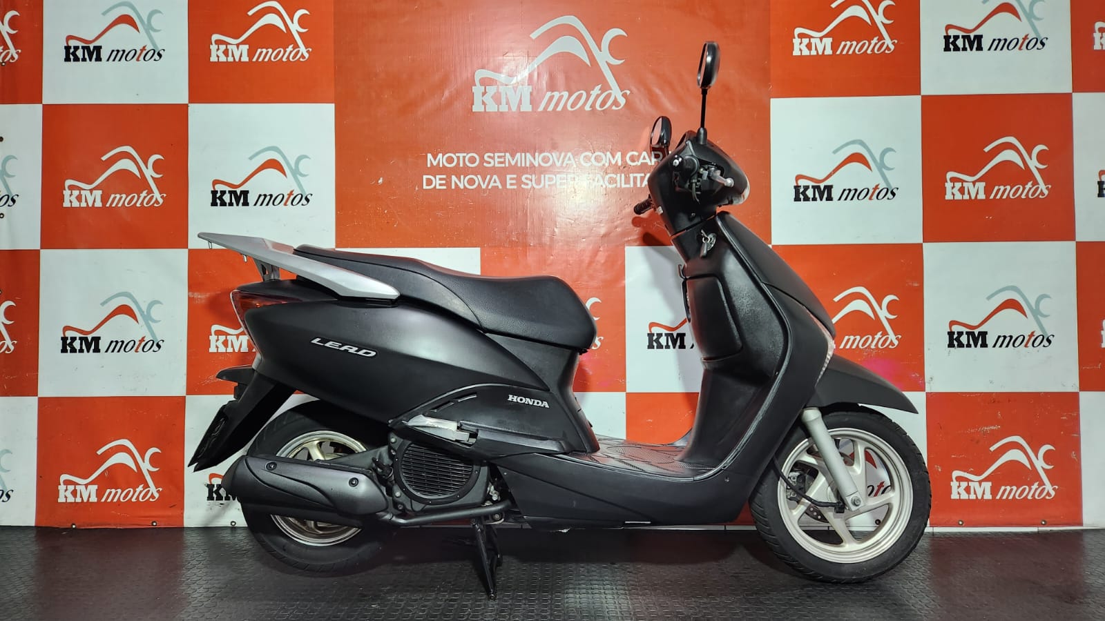 Honda Lead 110 2012 Preta | KM Motos | Sua Loja de Motos Semi Novas