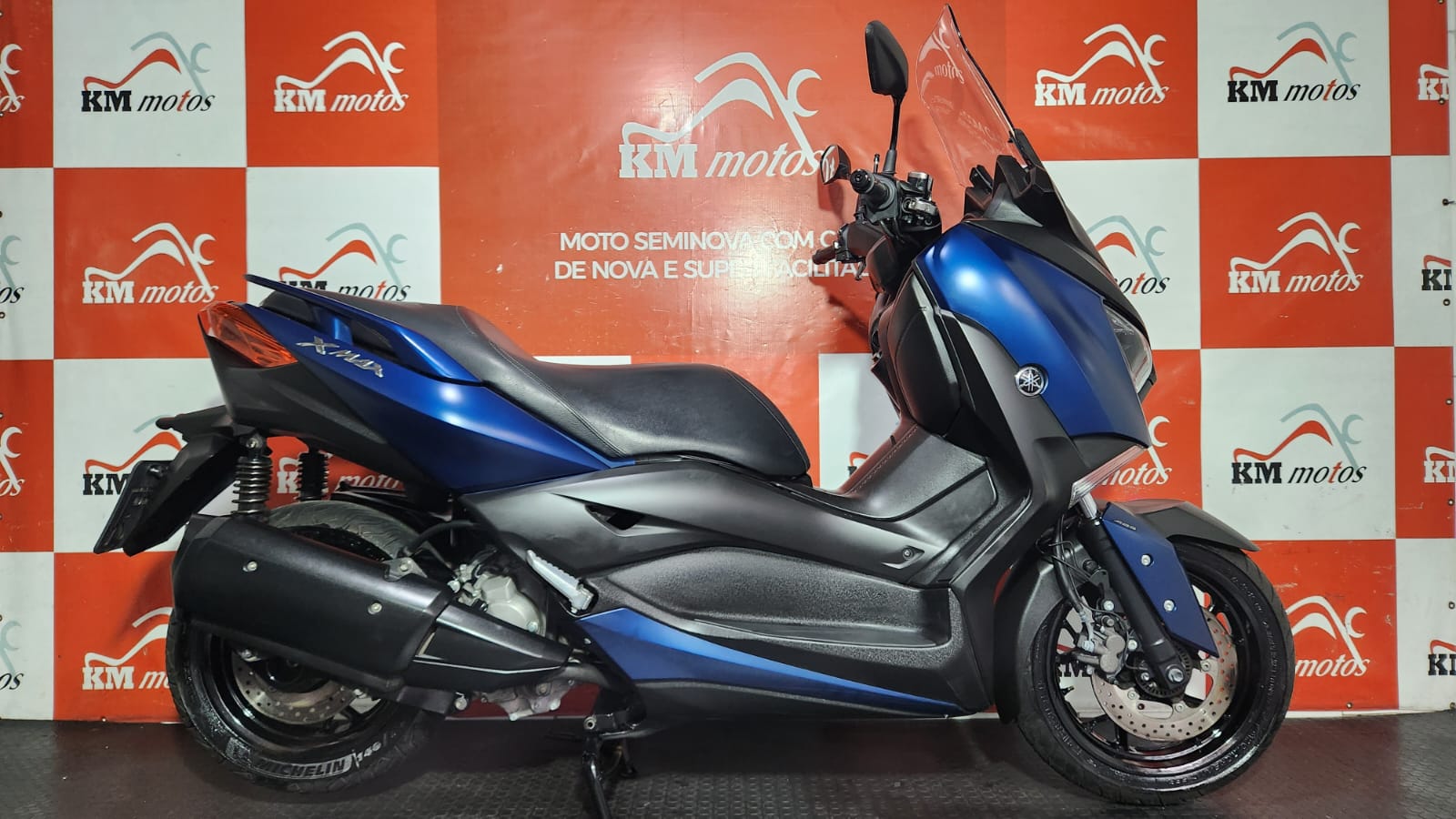 Yamaha Xmax 250 ABS 2021 Azul | KM Motos | Sua Loja de Motos Seminovas