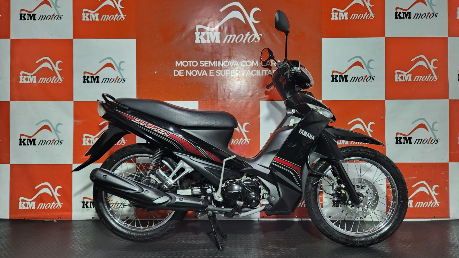 Yamaha T115 Crypton ED 2014 Preta | KM Motos | Sua Loja de Motos Seminovas