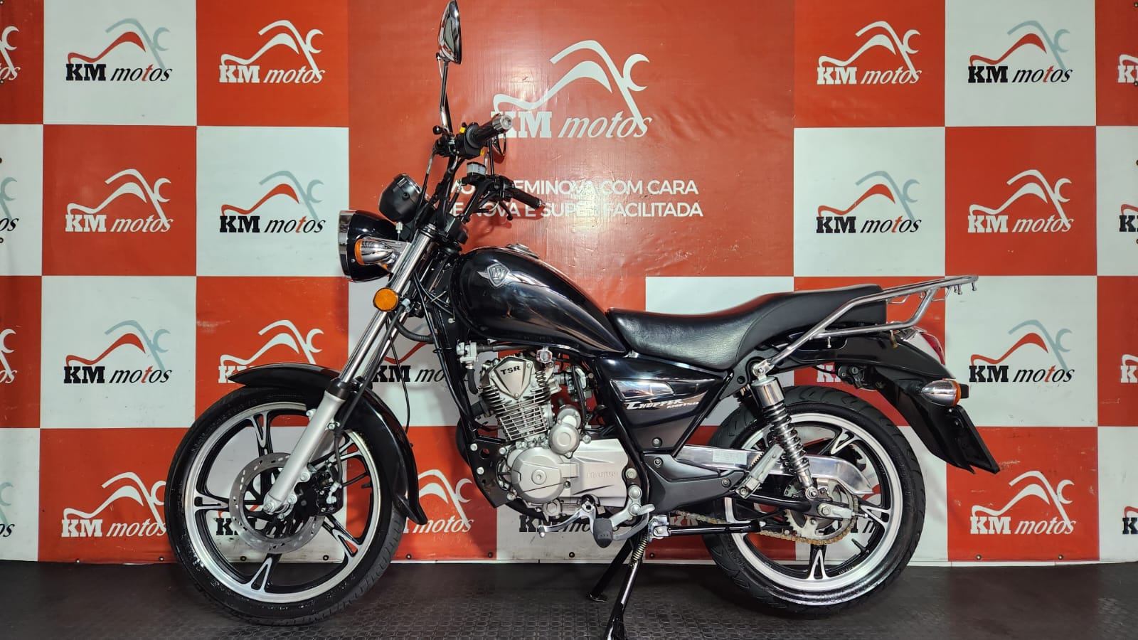 Haojue Chopper 150 Road 2018 Preta | KM Motos Seminovas SP | Conquista ...
