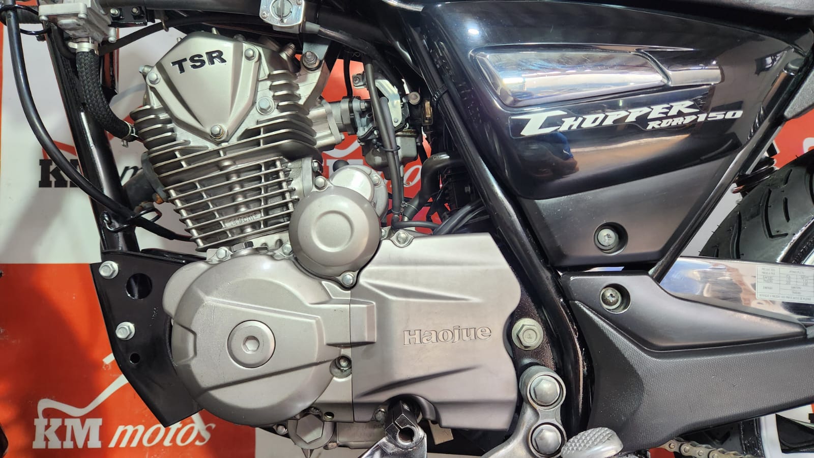 Haojue Chopper 150 Road 2018 Preta | KM Motos Seminovas SP | Conquista ...