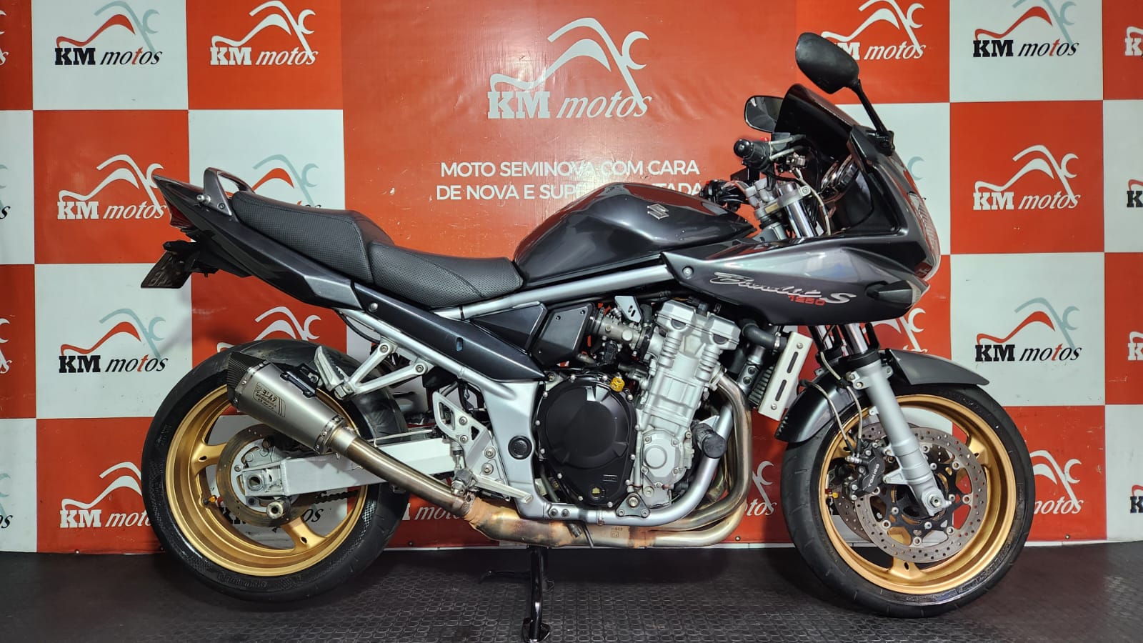 Suzuki Bandit 1250 S 2009 Cinza | KM Motos | Sua Loja de Motos Seminovas