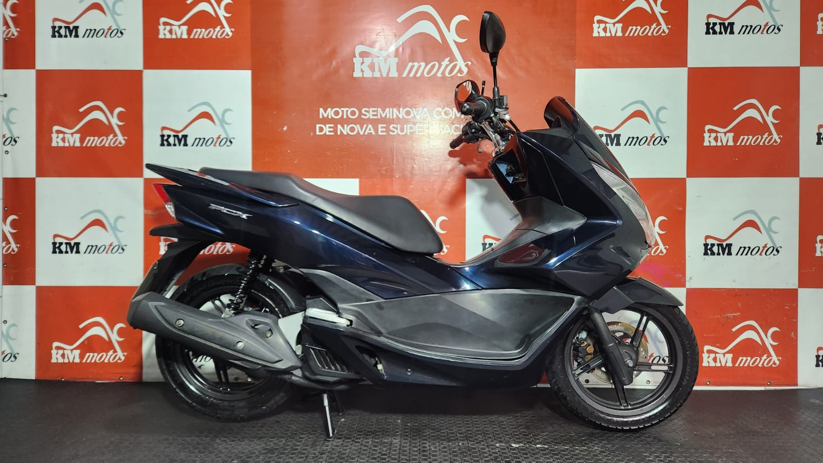 Honda PCX 150 2018 Azul | KM Motos | Sua Loja de Motos Seminovas