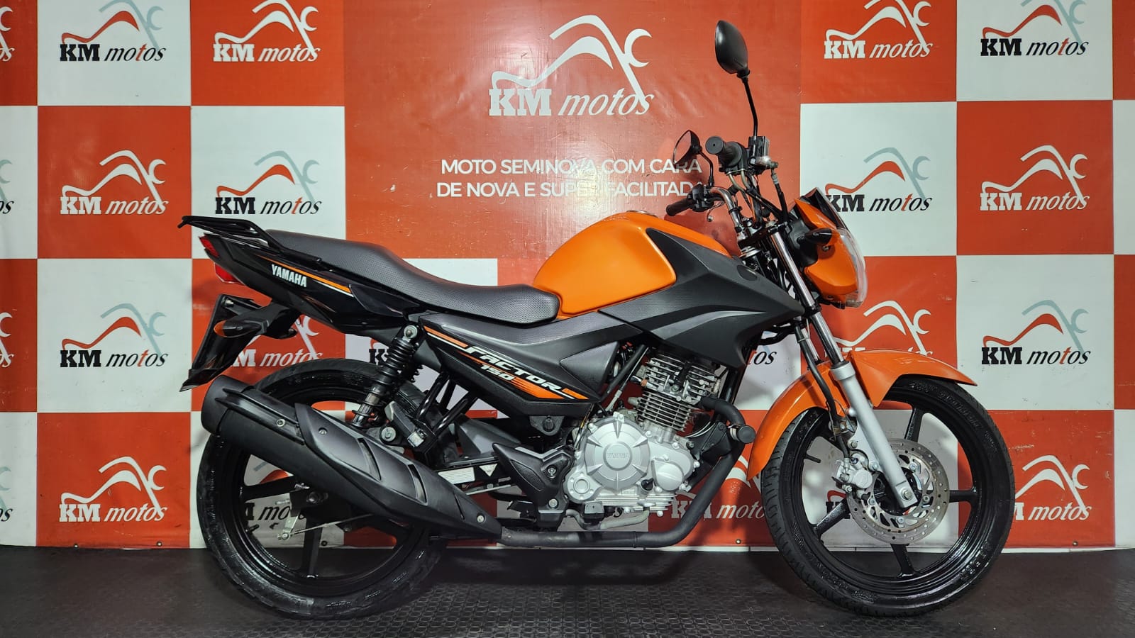 Yamaha YBR 150 Factor ED 2017 Laranja | KM Motos | Sua Loja de Motos Seminovas