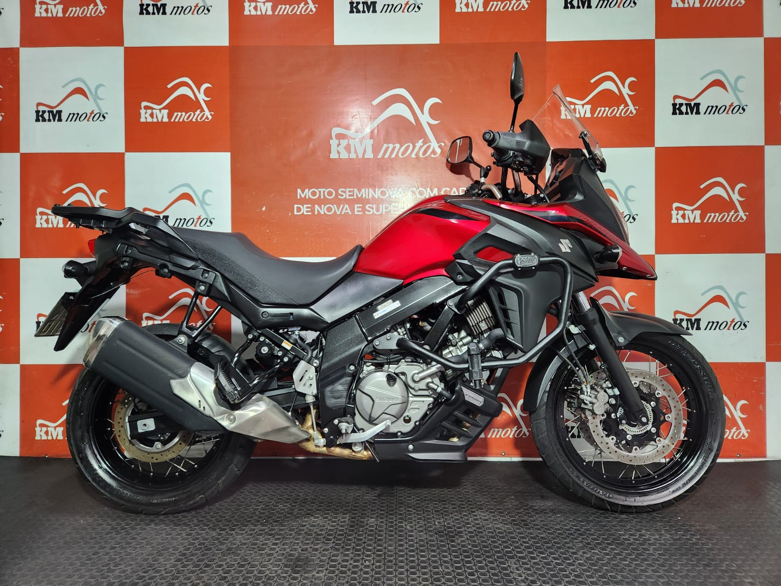 Suzuki V-Strom 650XT ABS 2020 Vermelha | KM Motos | Sua Loja de Motos ...