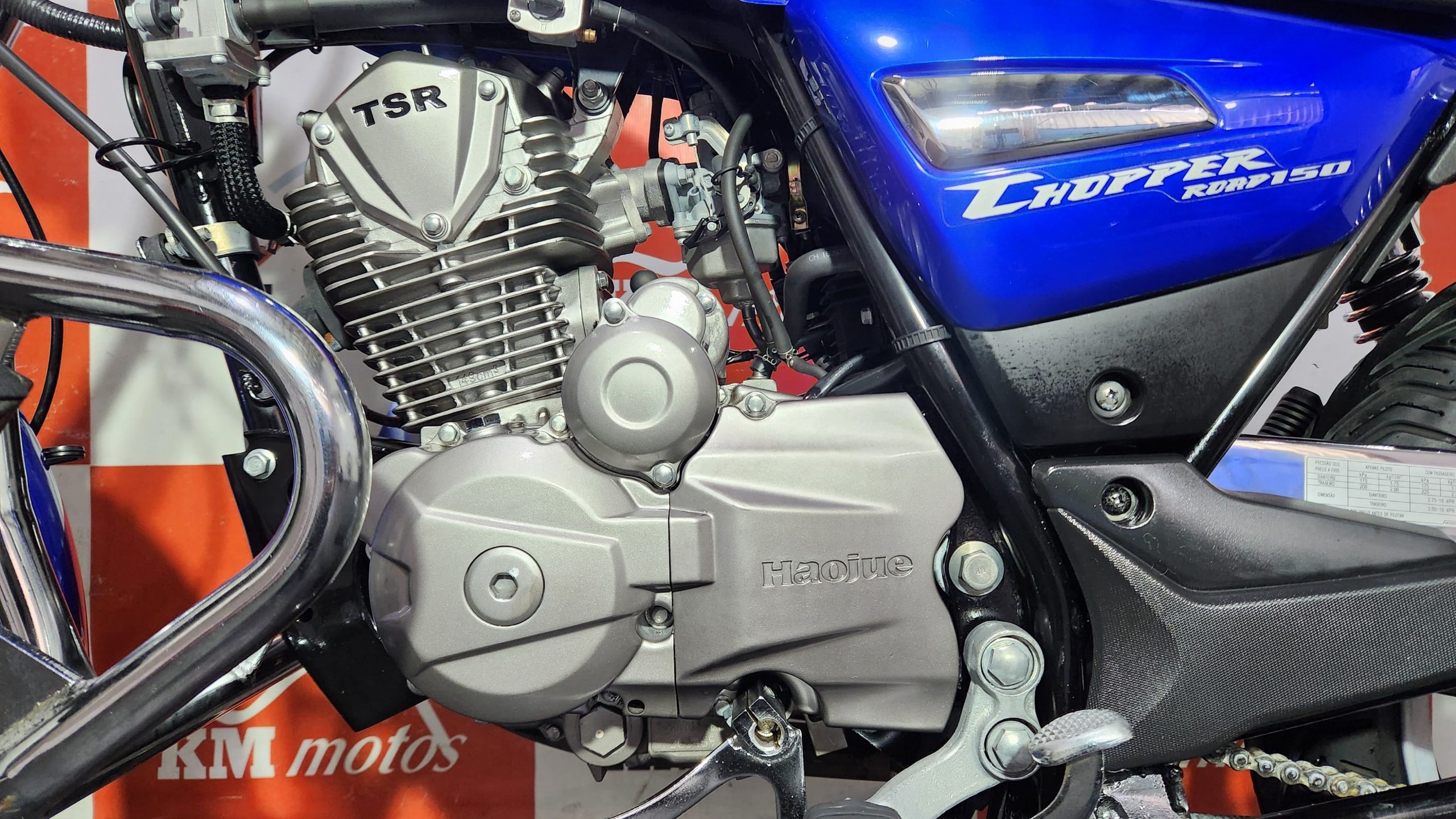 Haojue Chopper 150 Road CBS 2020 Azul | KM Motos | Sua Loja de Motos ...
