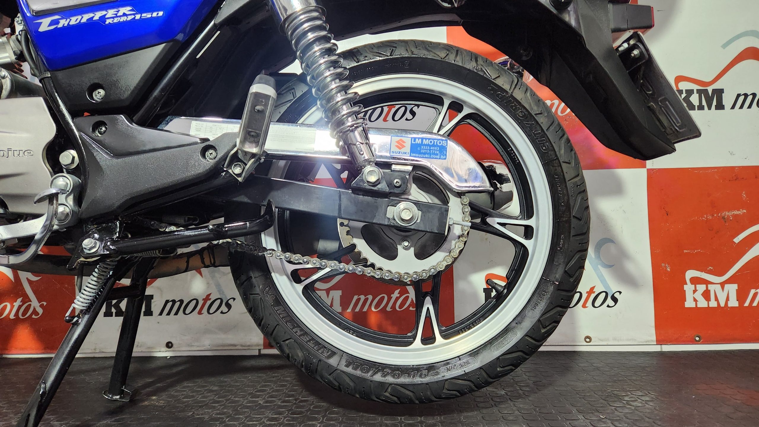Haojue Chopper 150 Road CBS 2020 Azul | KM Motos | Sua Loja de Motos ...