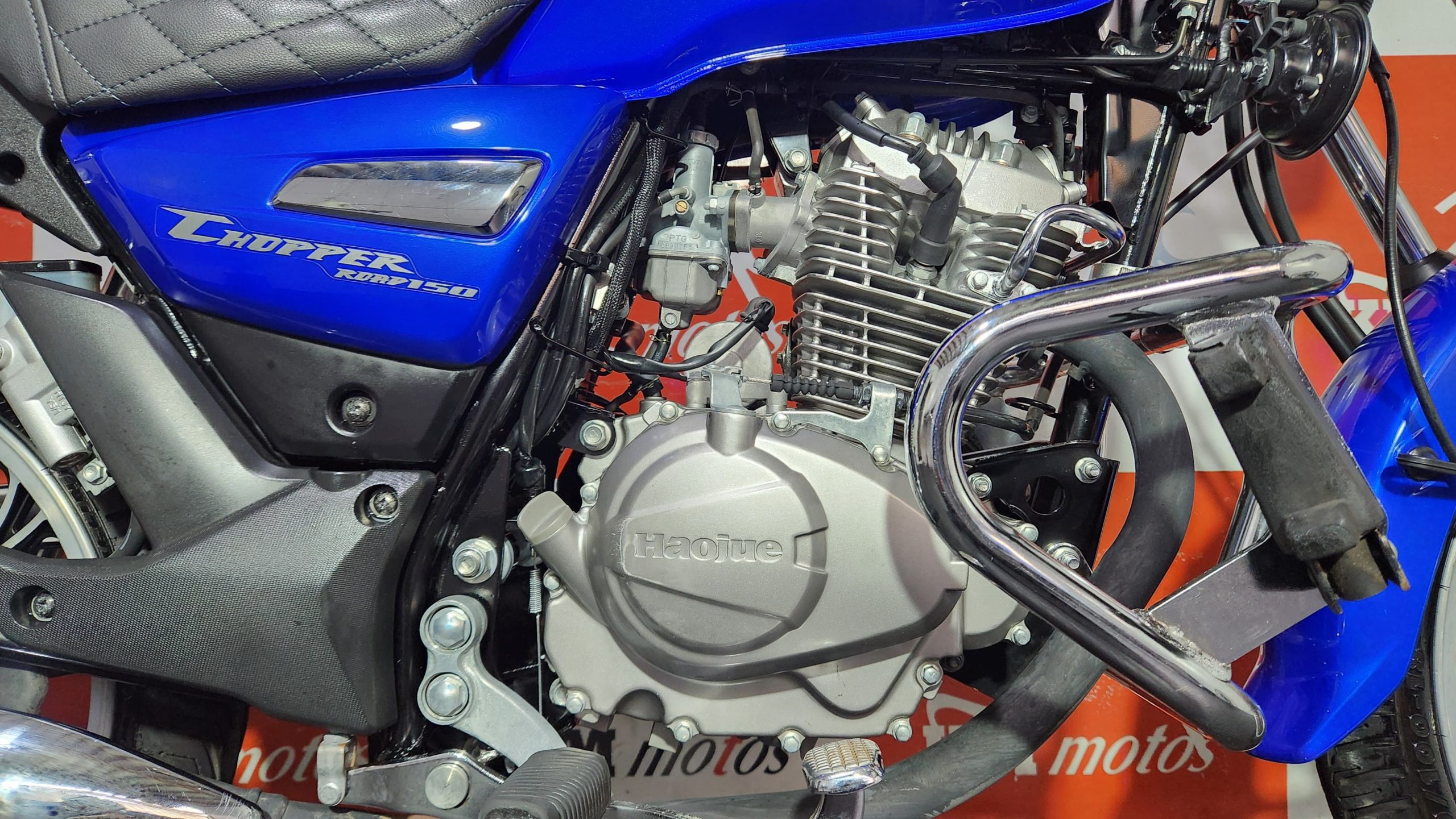 Haojue Chopper 150 Road CBS 2020 Azul | KM Motos | Sua Loja de Motos ...