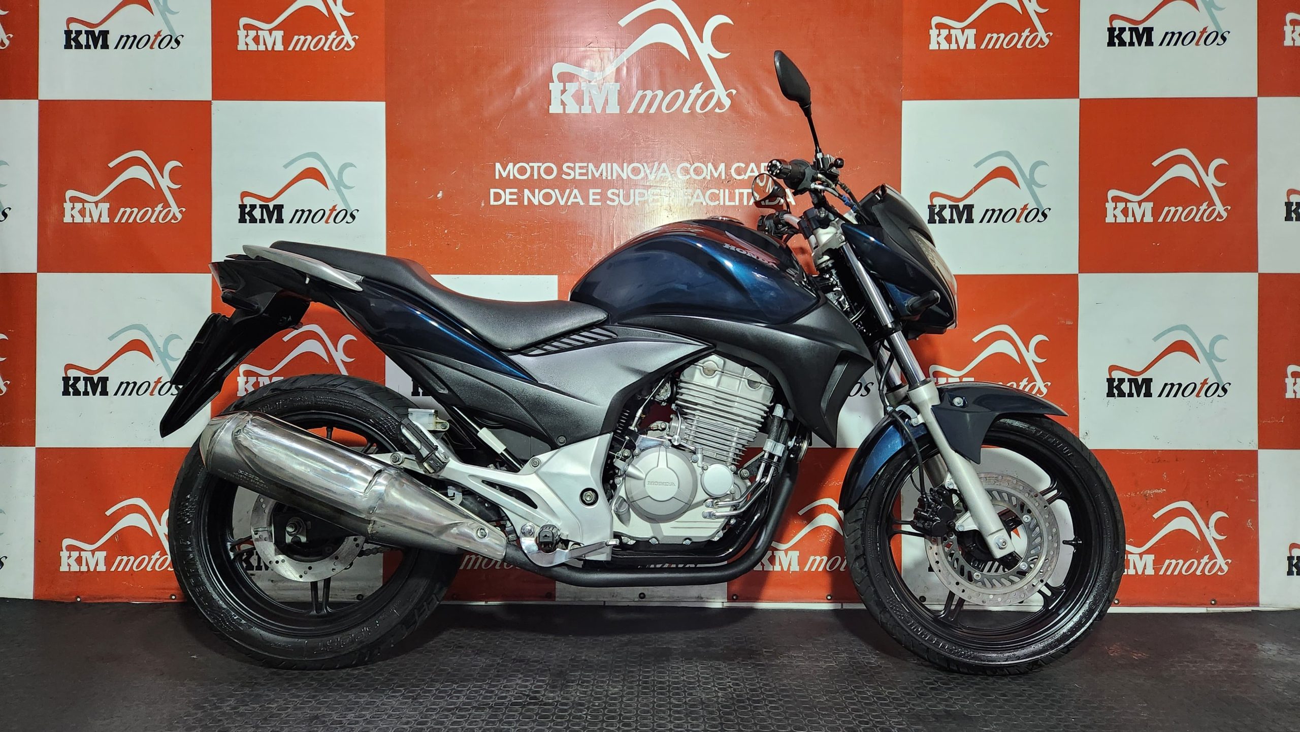Honda CB 300R 2012 Azul | KM Motos | Sua Loja de Motos Seminovas
