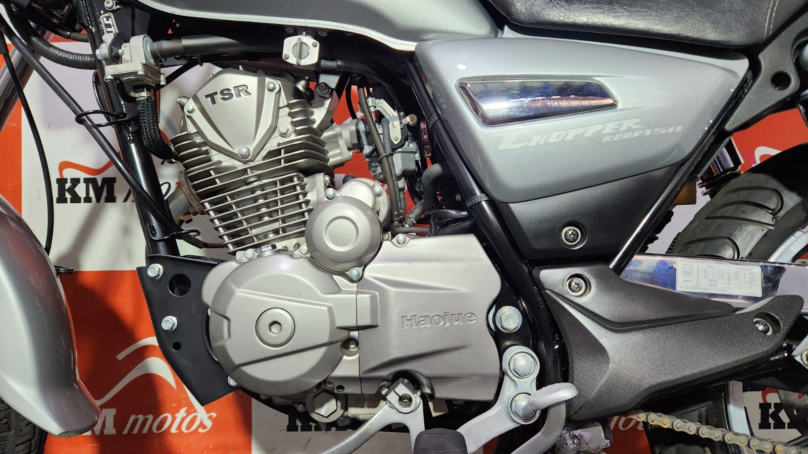 Haojue Chopper 150 Road CBS 2019 Cinza | KM Motos | Sua Loja de Motos ...