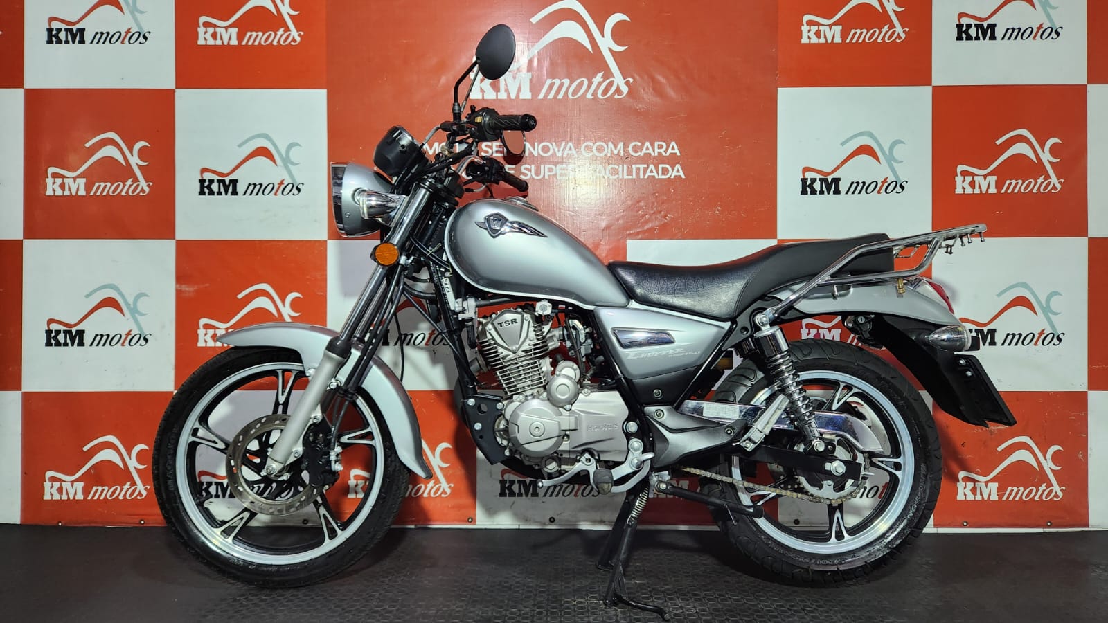 Haojue Chopper 150 Road CBS 2019 Cinza | KM Motos | Sua Loja de Motos ...