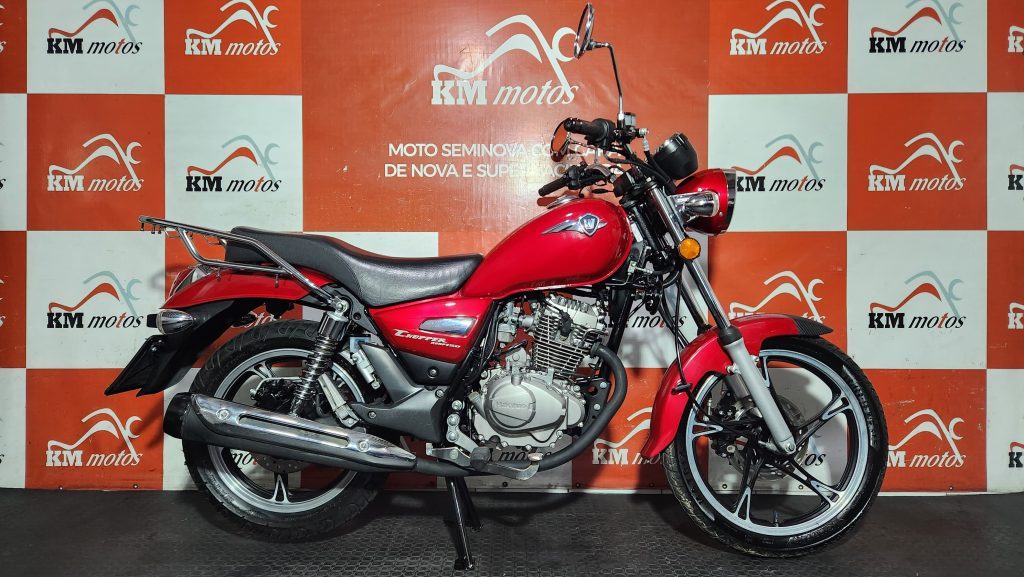 Haojue Chopper 150 Road CBS 2020 Vermelha | KM Motos | Sua Loja de ...