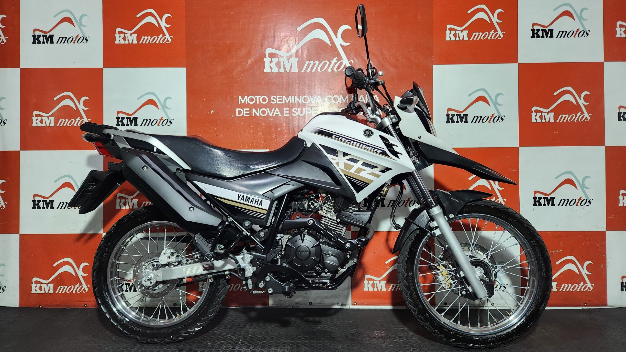 Yamaha XTZ 150 Crosser S ABS 2022 Branca | KM Motos | Sua Loja de Motos Seminovas