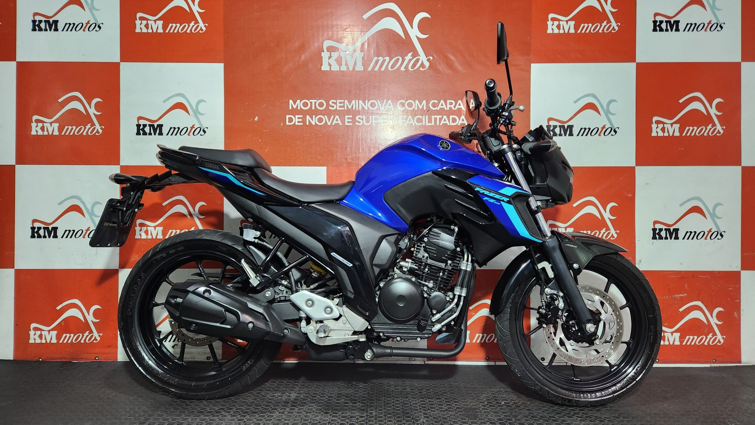 Yamaha FZ25 Fazer ABS 2024 Azul | KM Motos | Sua Loja de Motos Seminovas