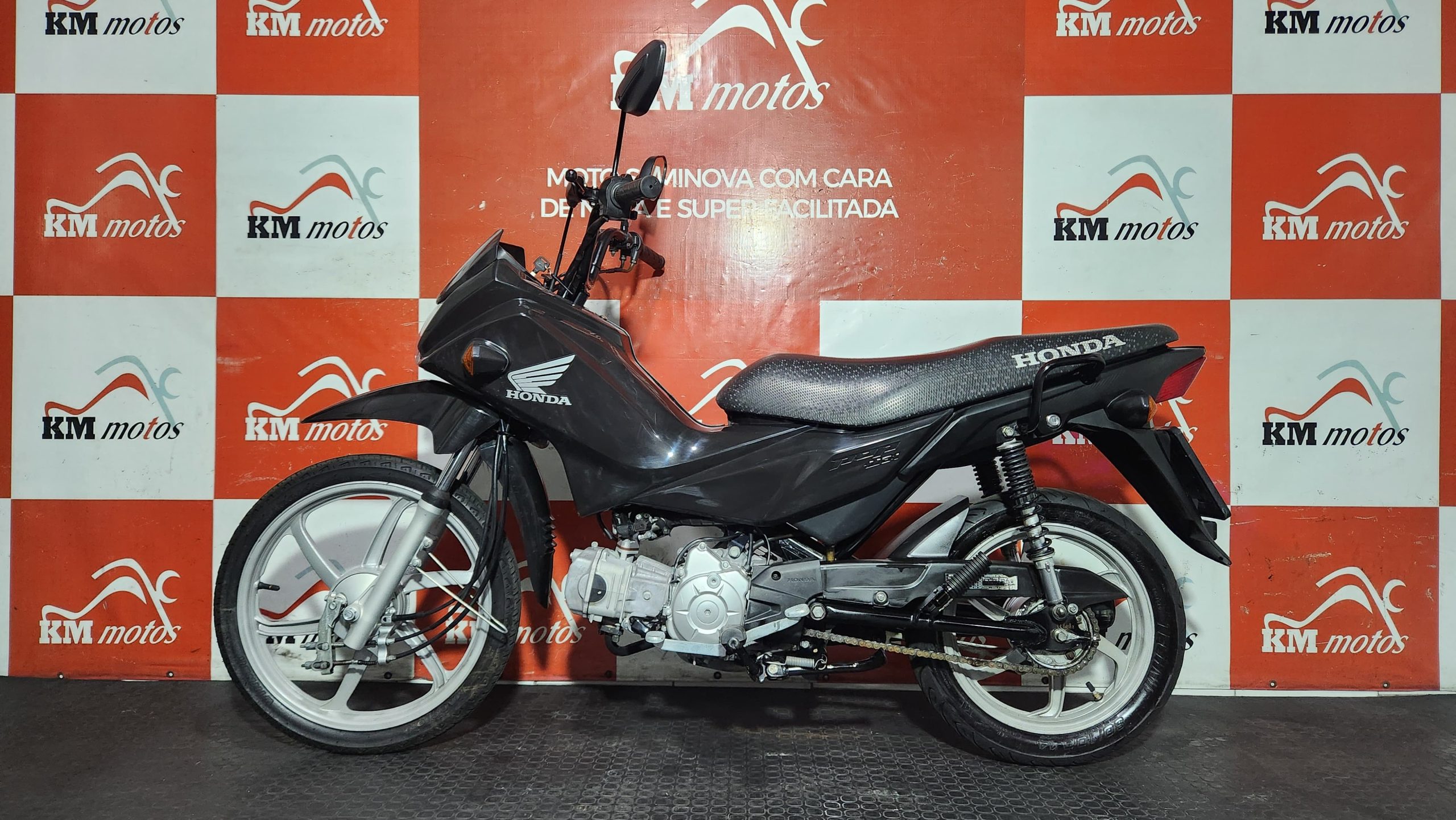 Honda Pop 110i 2021 Preta | KM Motos | Sua Loja de Motos Seminovas