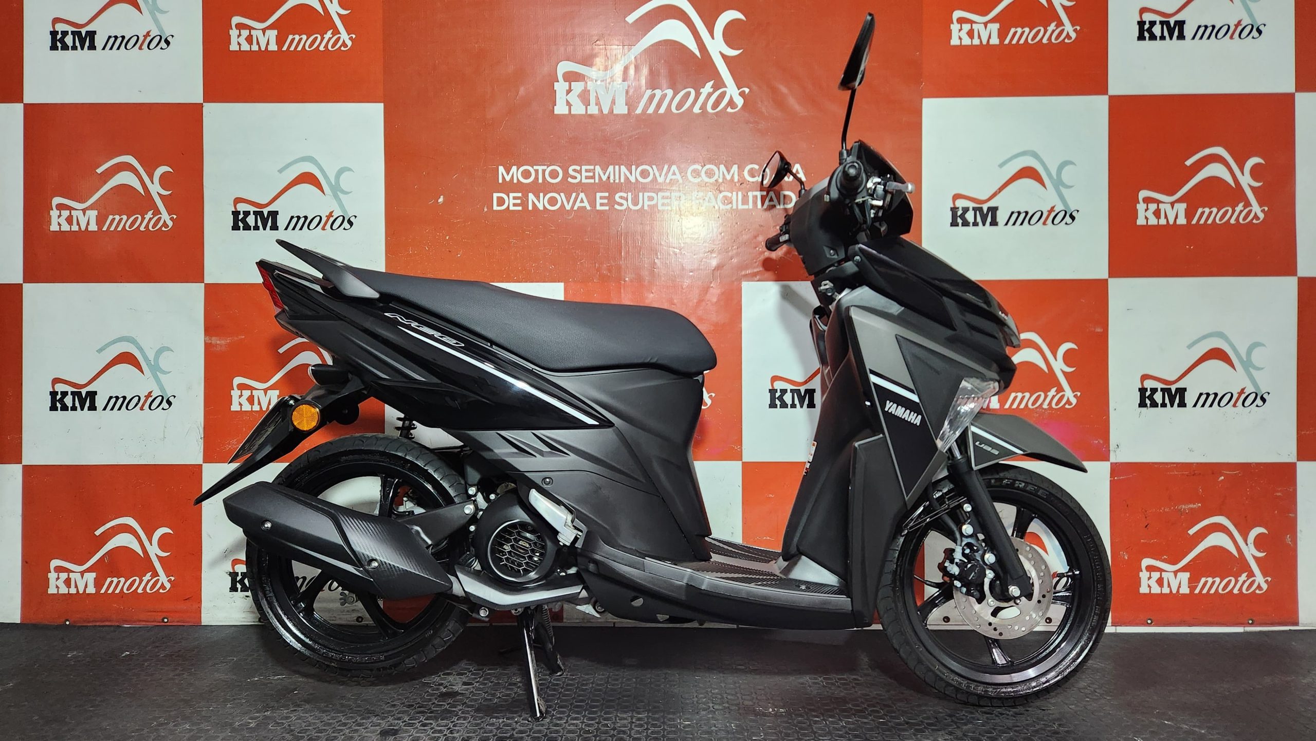 Yamaha Neo 125 UBS 2024 Cinza | KM Motos | Sua Loja de Motos Seminovas