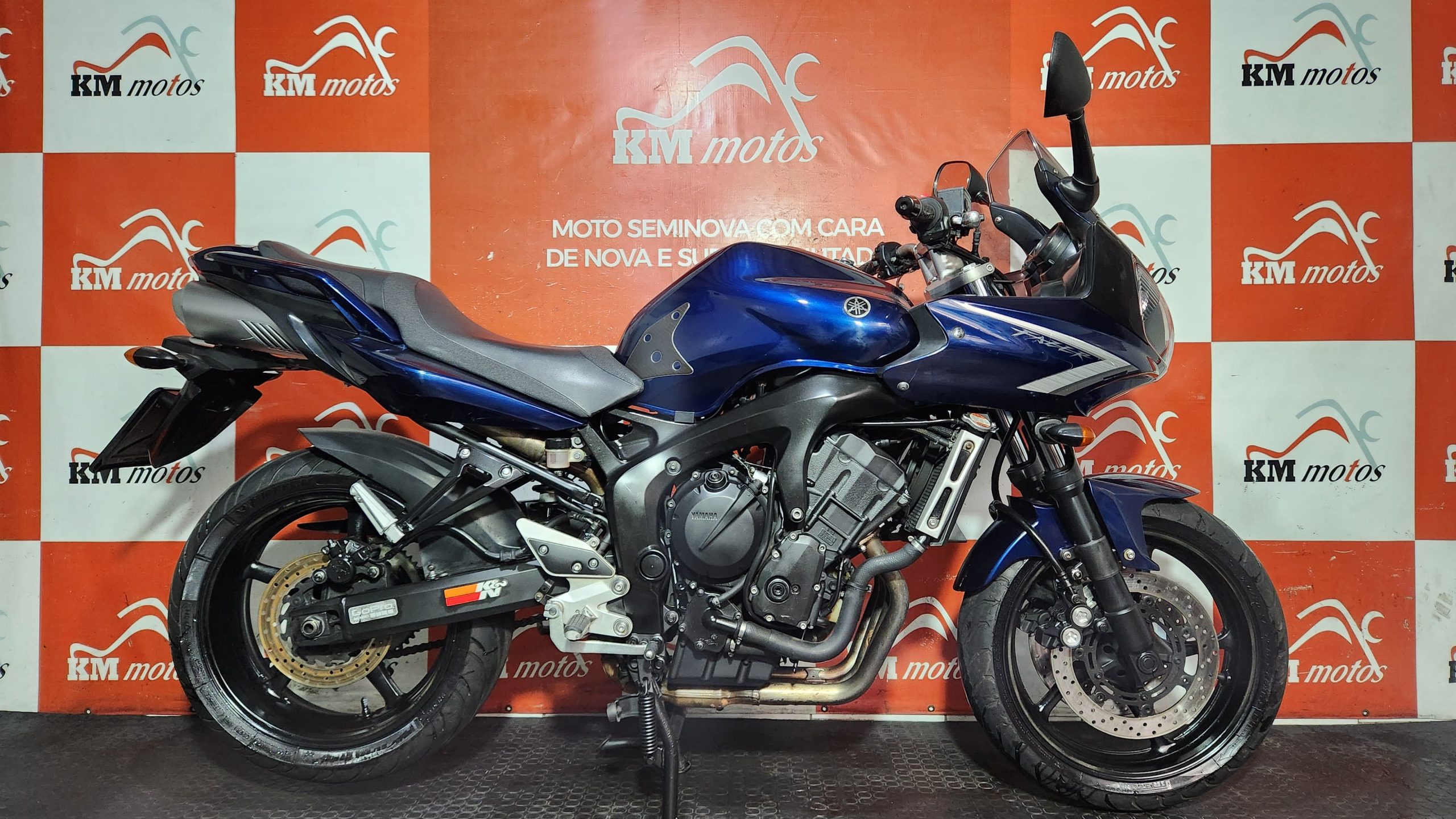 Yamaha FZ6 Fazer S 2009 Azul | KM Motos | Sua Loja de Motos Seminovas