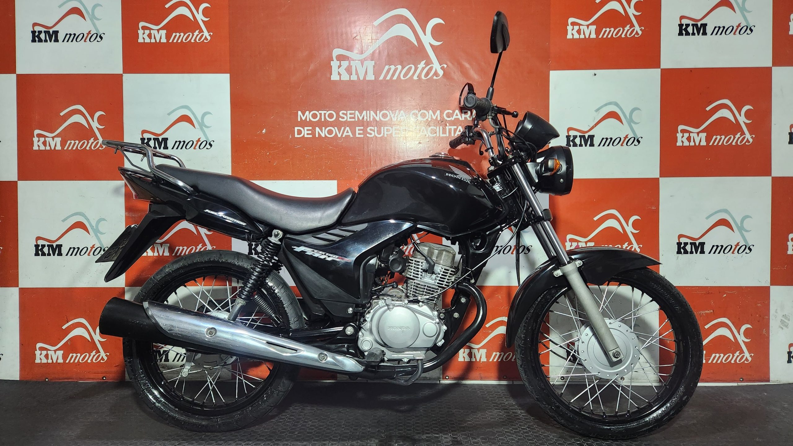 Honda CG 150 Fan ESI 2010 Preta | KM Motos | Sua Loja de Motos Seminovas